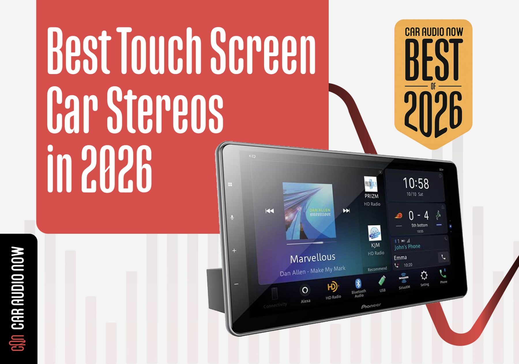 Best Touch Screen Car Stereos (Tested) - 2026 Buyer's Guide - CarAudioNow